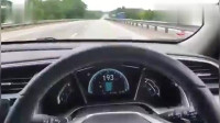 高速上“思域S档模式”加速太吓人! 加速0到200KM