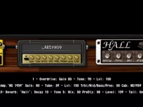 免费教学 ZOOM G1XON G1ON 速弹SOLO电吉他效果器音色教程