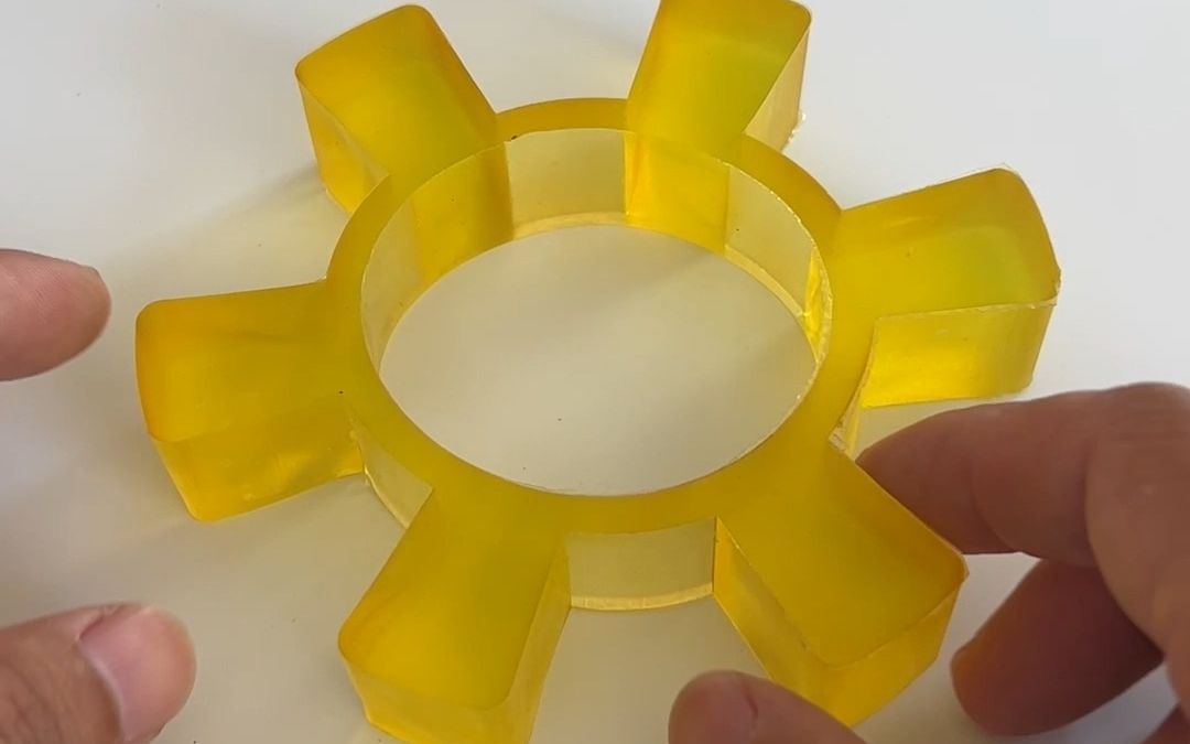 联轴器聚氨脂六角垫缓冲垫梅花垫水泵对轮垫靠背轮弹性块减震垫圈