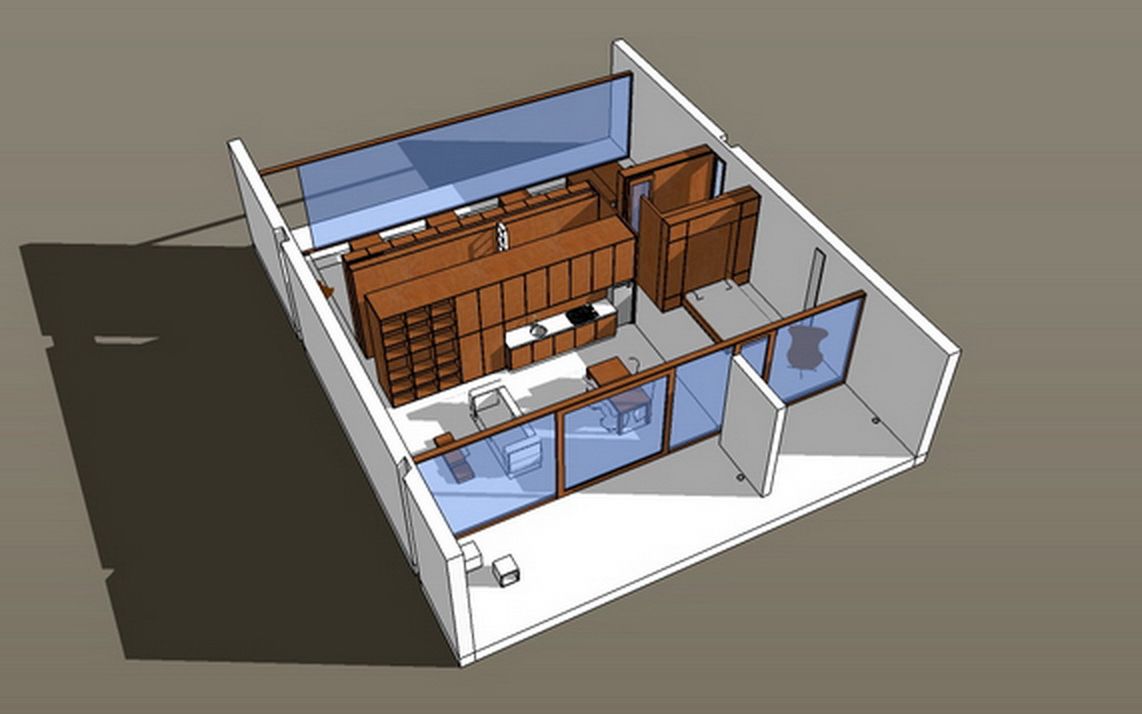 0309、制作室内家具模型