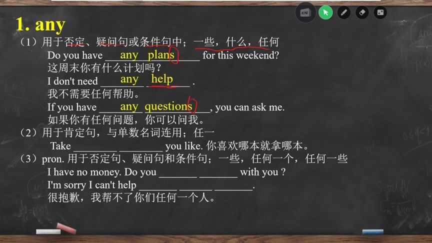 any用于肯定句,疑问句,否定句和条件句有什么区别,一次看懂