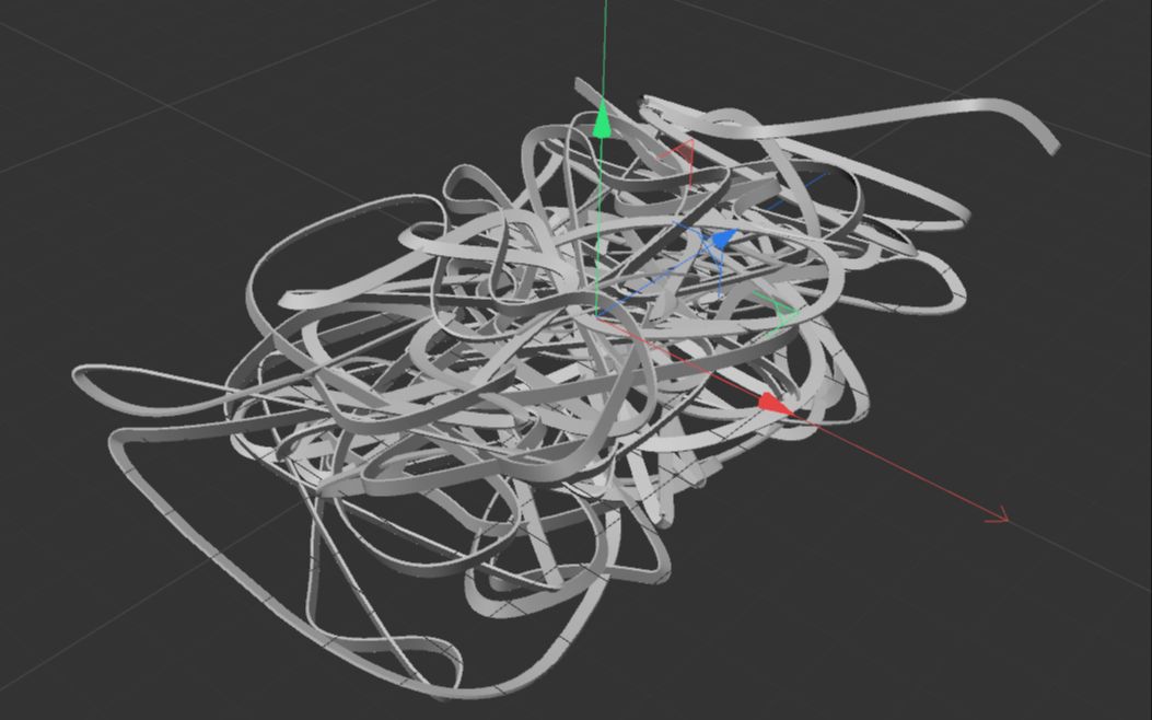 C4D制作丝带模型,不适用任何插件和其他软件
