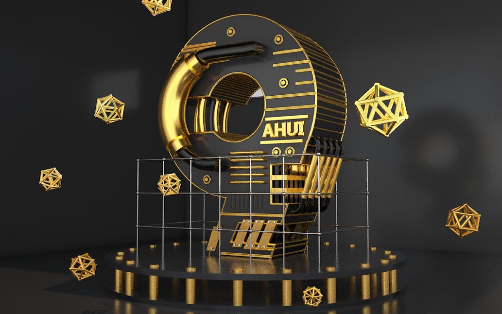 C4D机械金属字体建模与渲染