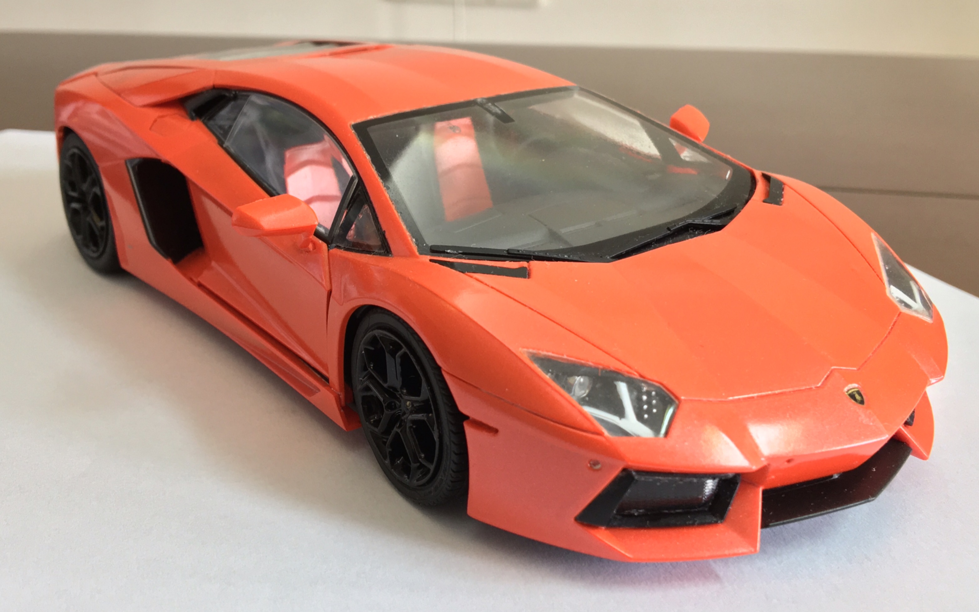 【模型评测】青岛社 预上色 兰博基尼 Lamborghini Aventador LP700-4 ...
