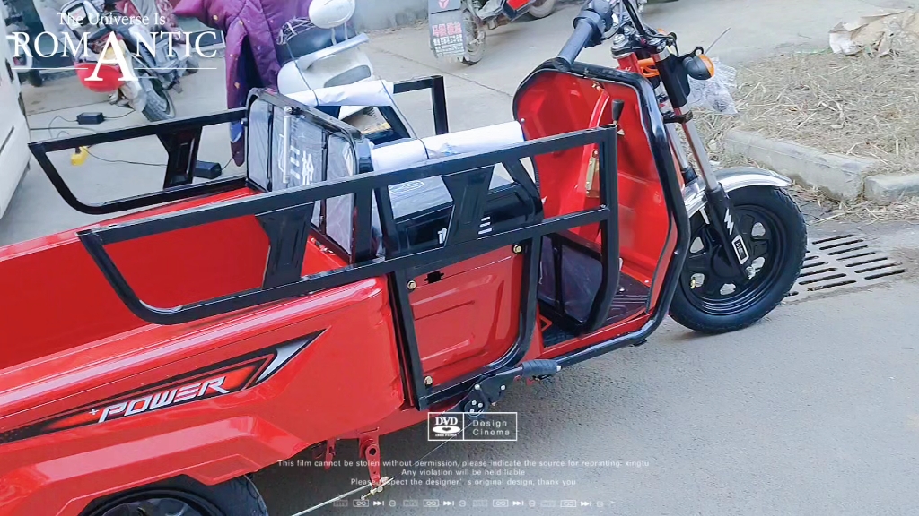 电动三轮车老人代步车,三开运输车电动车家用三轮车农用运输车载重...