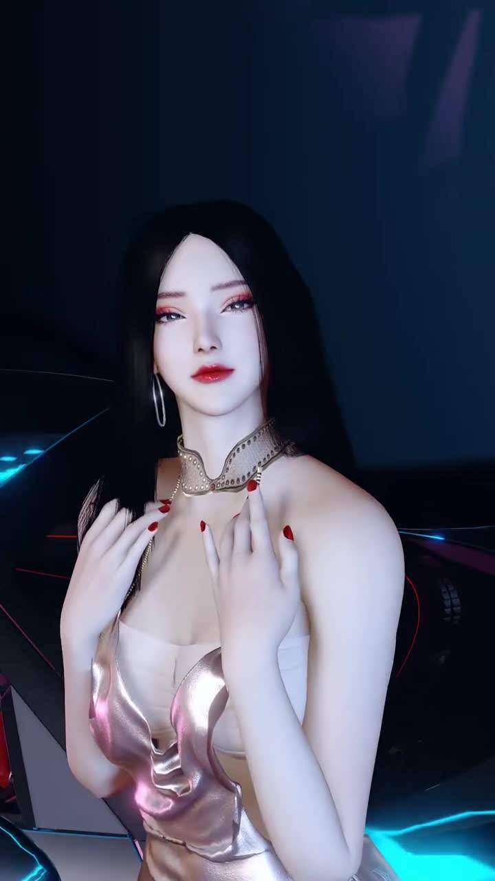 颜值:虚拟车模MM