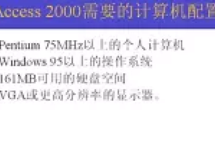 access教程