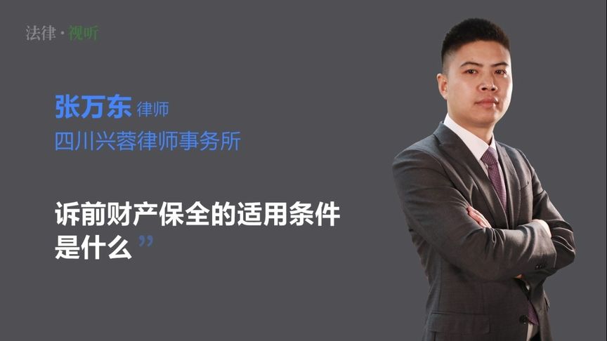 诉前财产保全的适用条件是什么