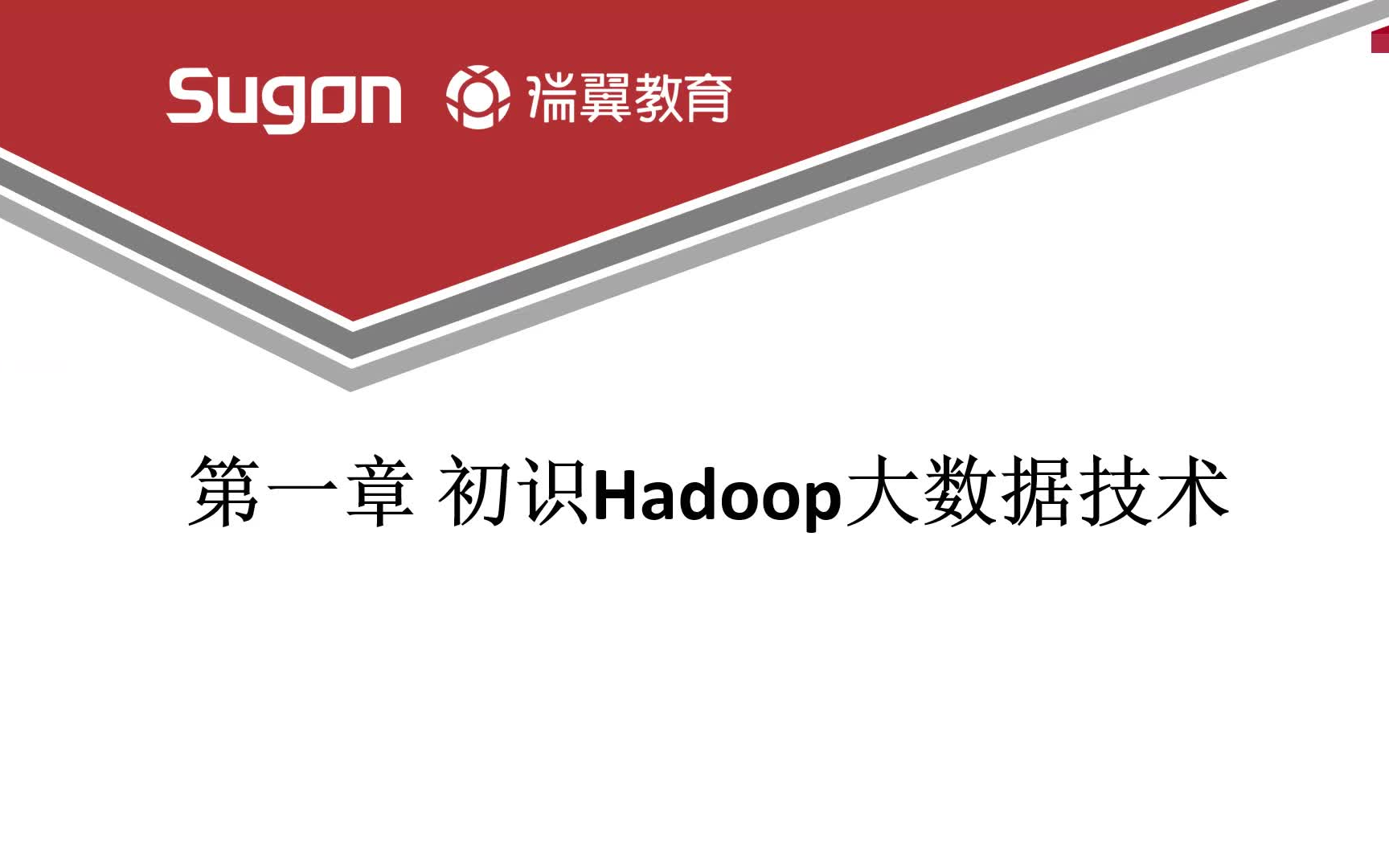 2020年最新 Hadoop大数据技术与应用课程