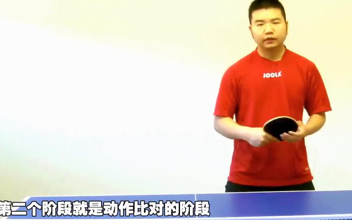 找对窍门乒乓球初学横拍反手横拨
