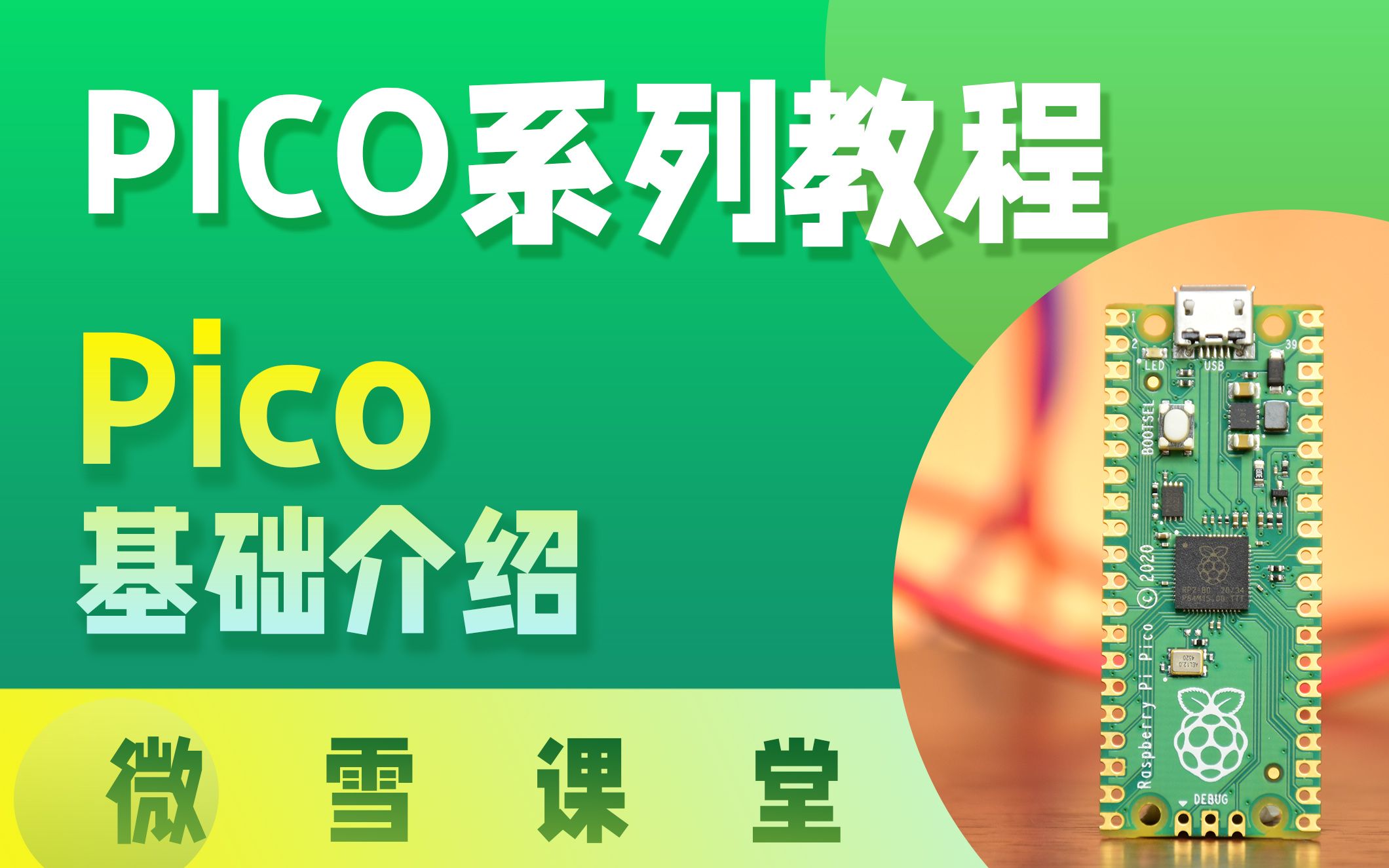【微雪课堂】PICO系列教程1——基础介绍