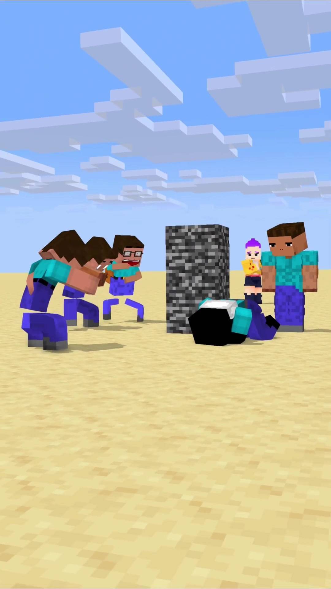 我的世界:Him能打碎基岩么?