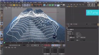 C4D 如何快速制作 梯田模型