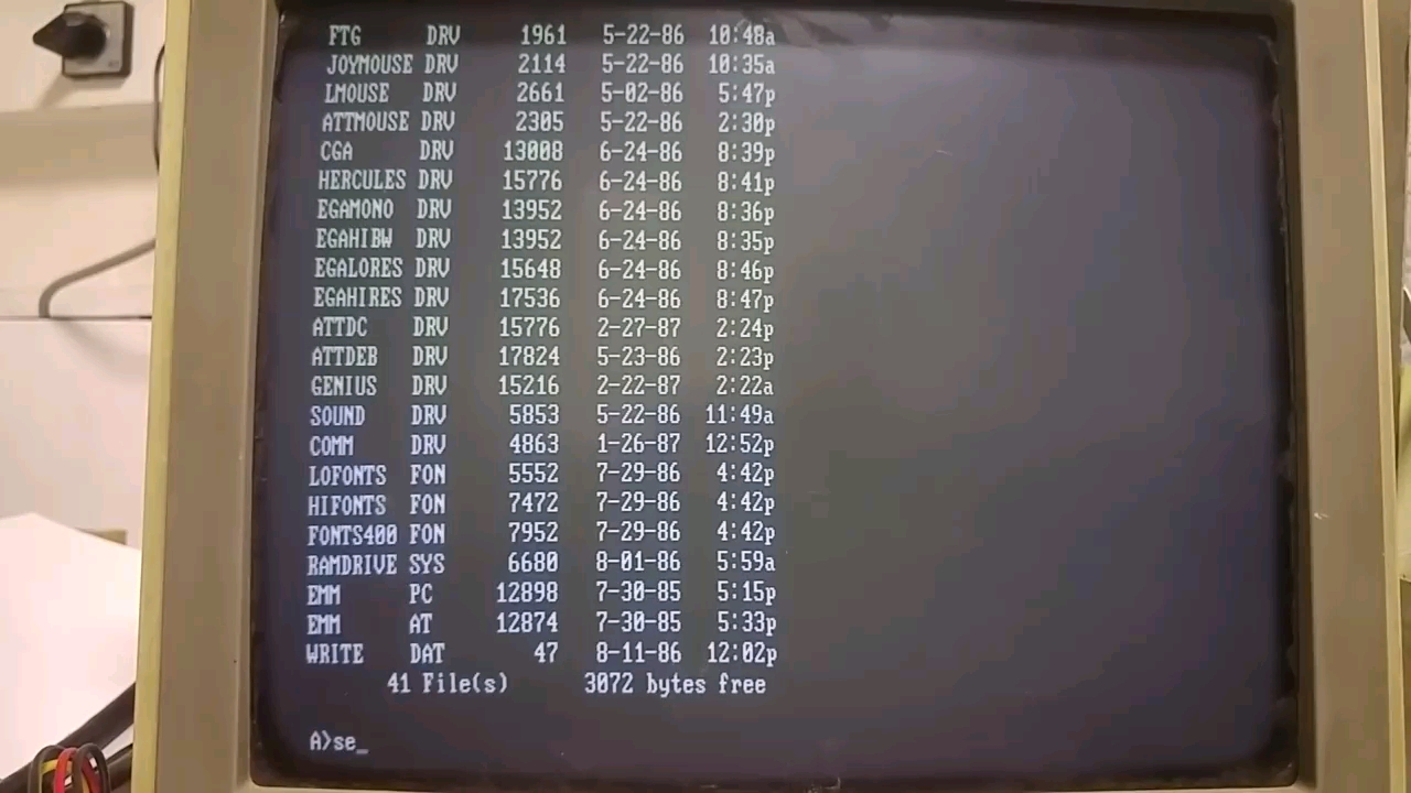 Dos1.0 经典Windows系统