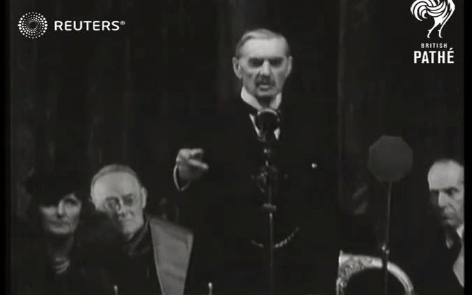 【历史纪录】英国首相张伯伦对德开战后的演讲视频