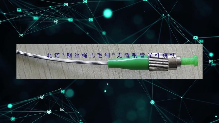 钢丝绳式无缝钢管铠装光纤跳线(02型)