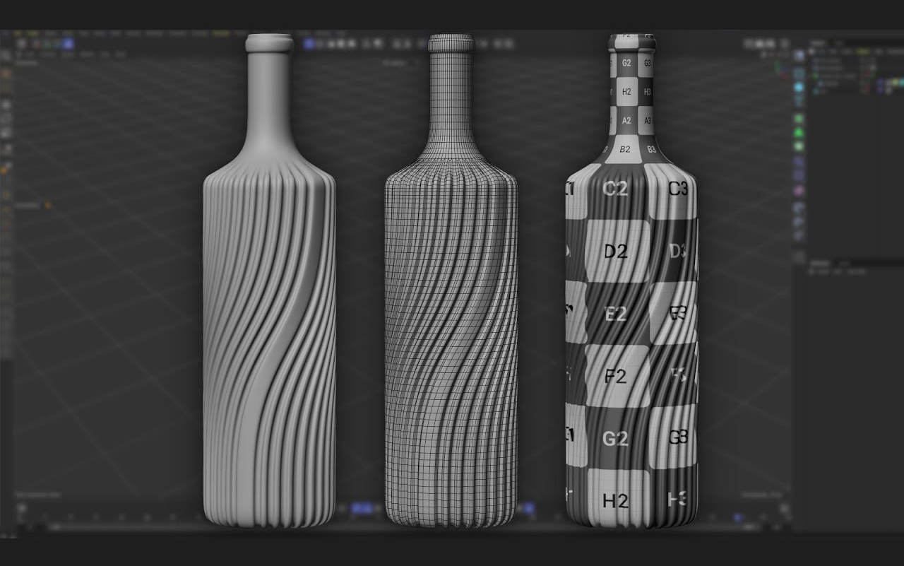 C4D建模教程-工业设计/产品建模-瓶子建模-47