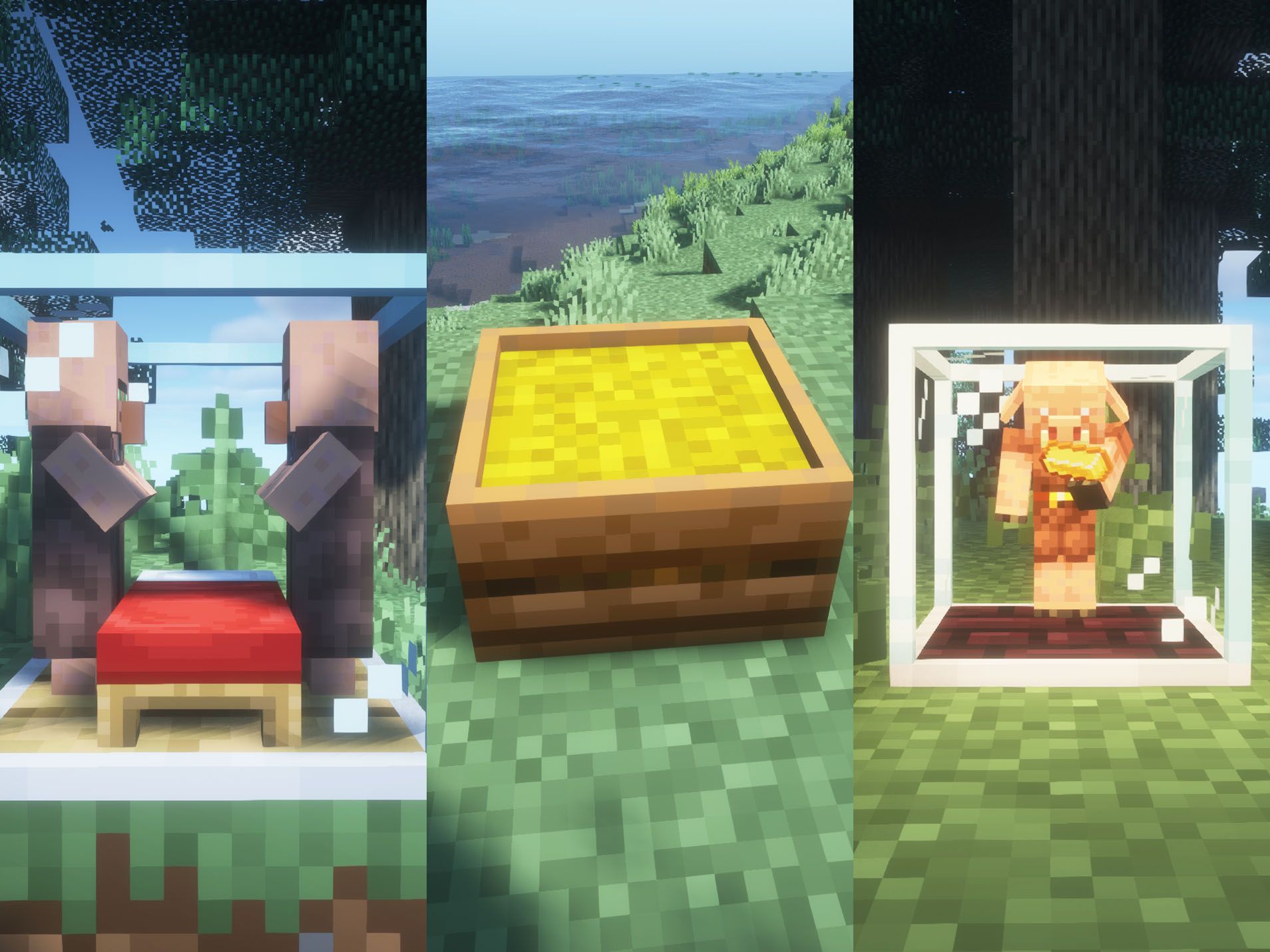 ...五个1.20.1模组推荐 | 简易村民交互ߔ�无缝加载ߔ�自动动物喂食 | ...