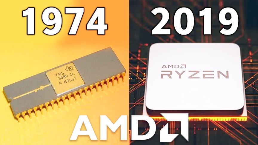 AMD处理器的发展史 1974-2019