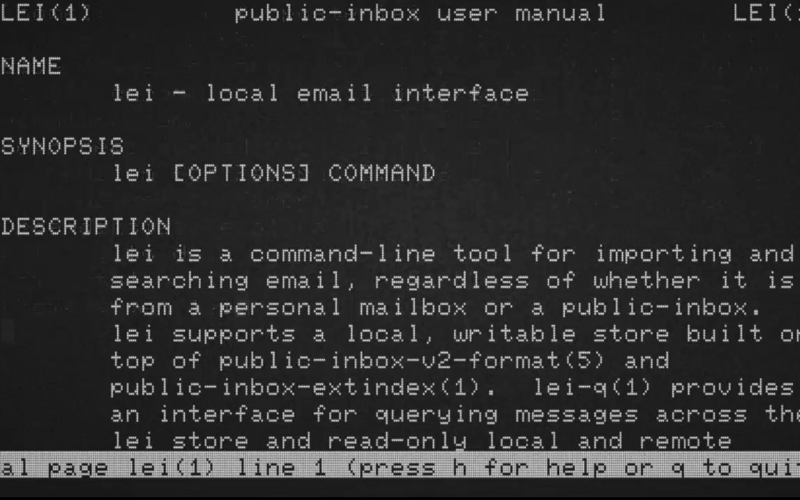 lore+lei in Linux - 下载linux邮件列表中感兴趣的内容