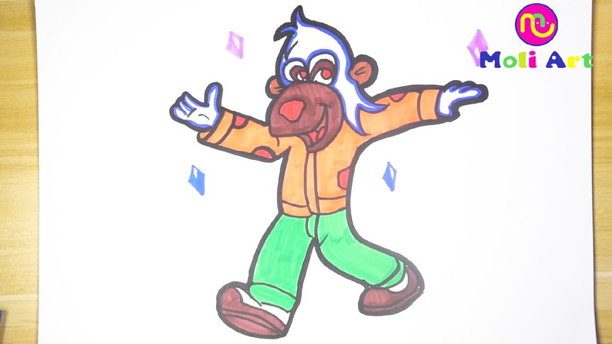 简笔画小猴子简笔画图片大全儿童画幼乐园画画作业简笔画