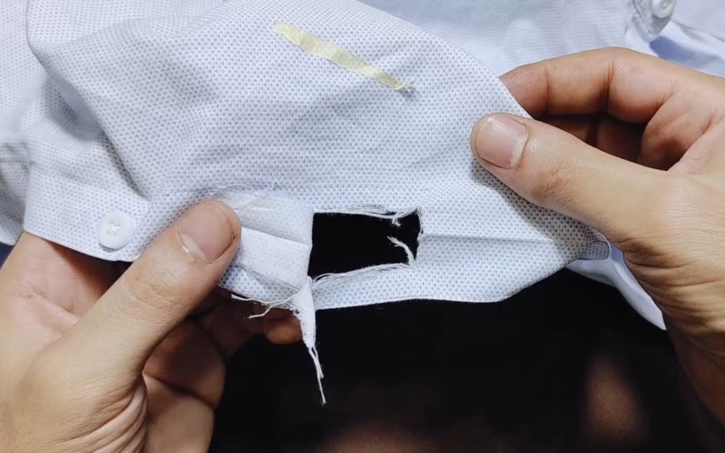 自从学会了这种无痕修补技巧,都不想买新衣服了/纯手工无痕修补