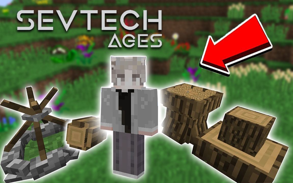 在一个原始人的世界中你能生存多久?我的世界 原始人生存 第一期