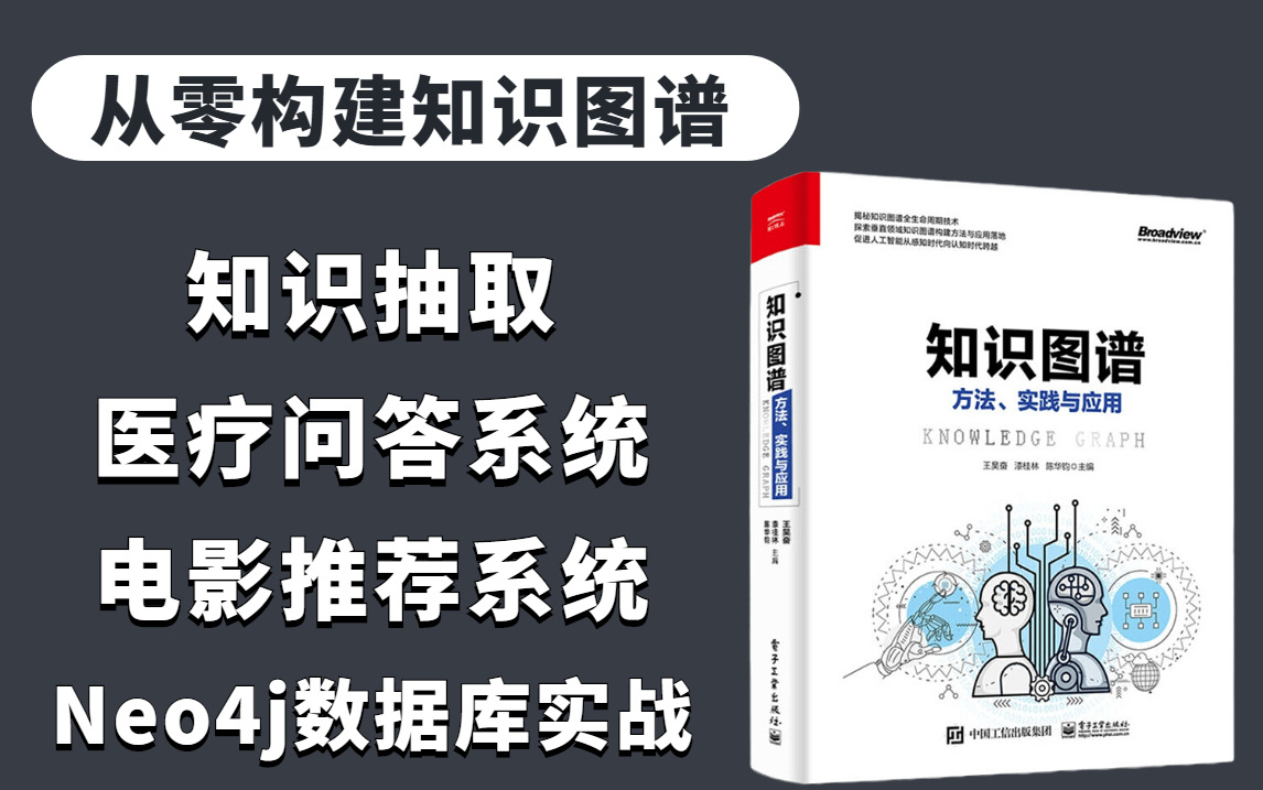 ...知识抽取、医疗问答系统、电影推荐系统、Neo4j数据库实战全详解!