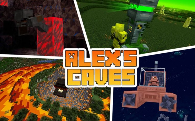 MC高能新作 Alex洞穴模组_哔哩哔哩bilibili_我的世界