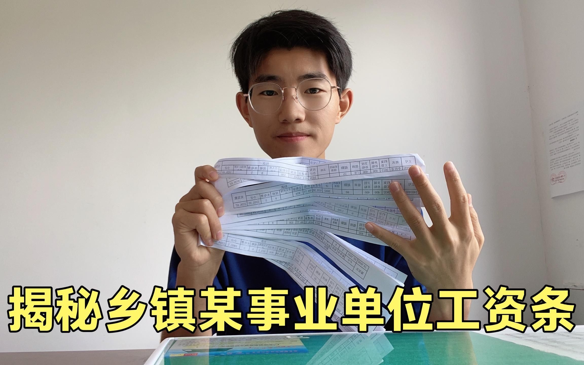 揭秘乡镇某事业单位工资条,看完你还觉得,事业编铁饭碗香吗?
