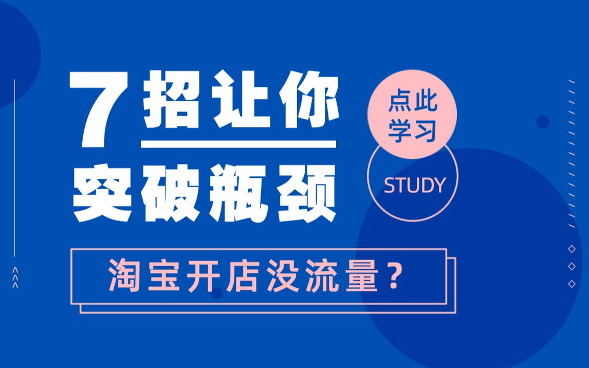 淘宝运营(视频内附干货精华)淘宝店铺基础教程/新手开店视频教程/电商...