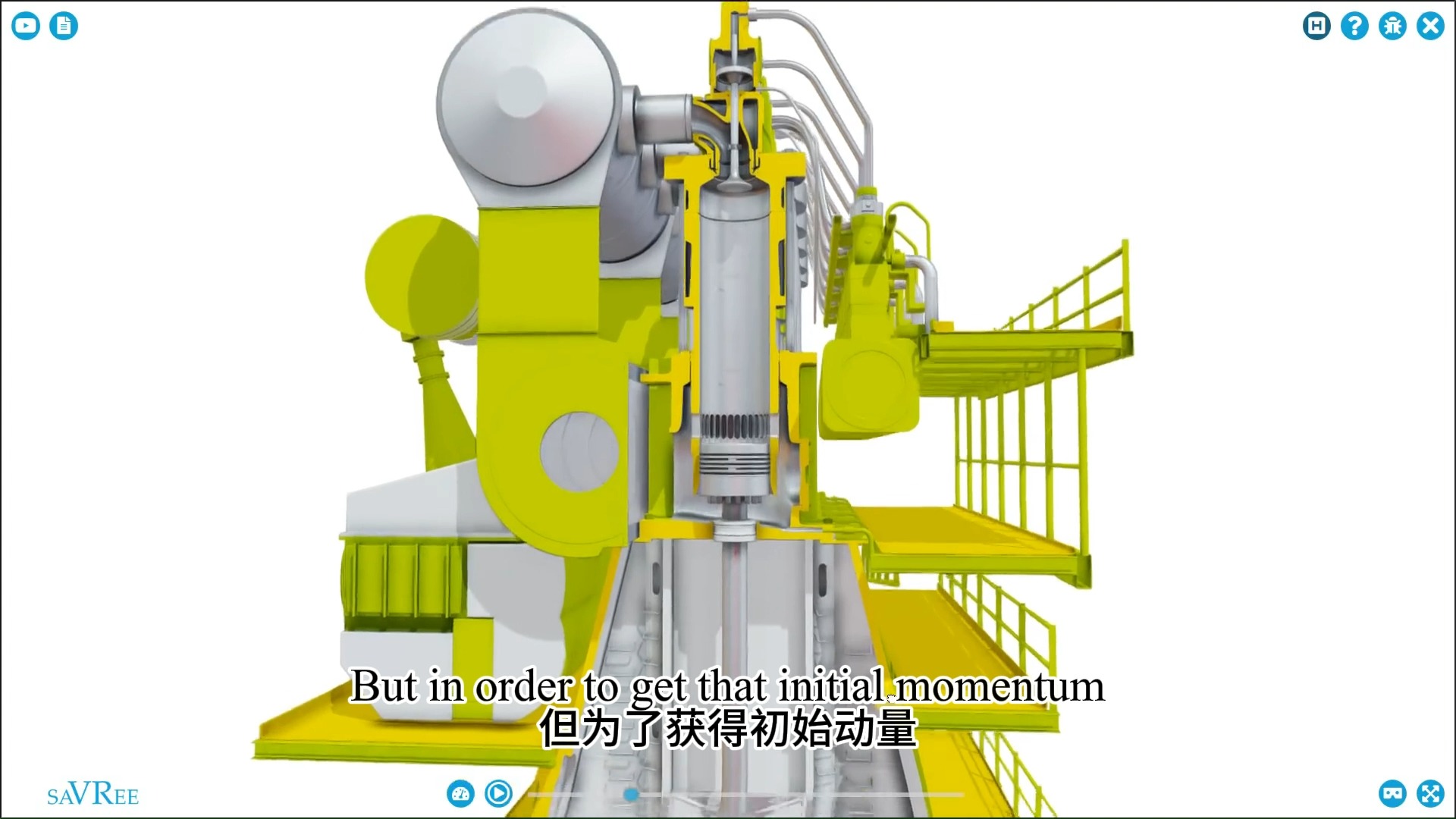 船用大型低速柴油机结构与换气