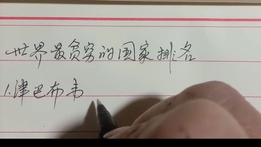 全球最贫穷的十个国家排名。