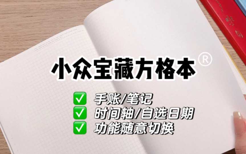 让文具海王欲罢不能的宝藏小众方格本