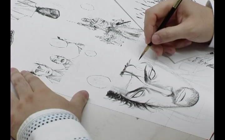 井上雄彦 DRAW_DSK1 浪客行 作画过程