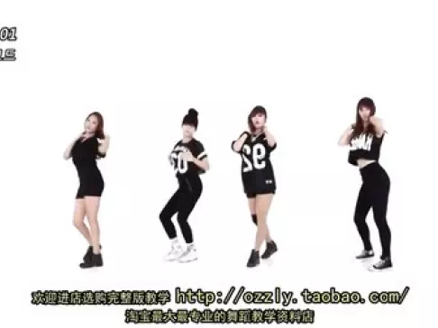 现代舞教学视频分解慢动作-女生帅气舞蹈教学-学习爵士舞的基本