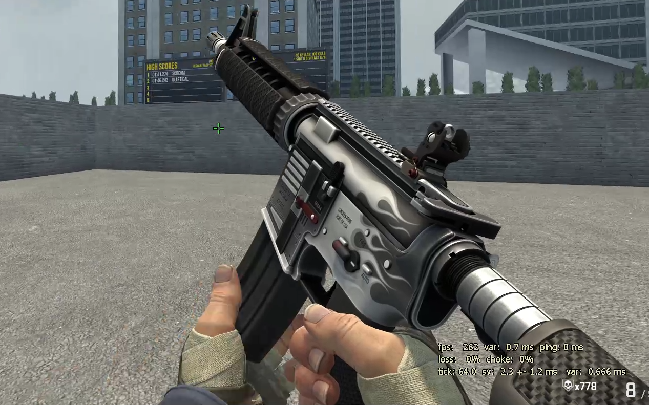 CSGO 如何使用M4压枪