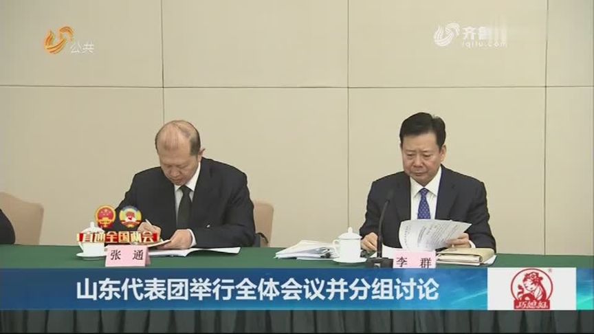 「直通全国两会」山东代表团举行全体会议并分组讨论