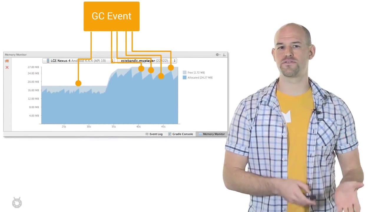 【Android 性能模式课程】工具-Memory Monitor
