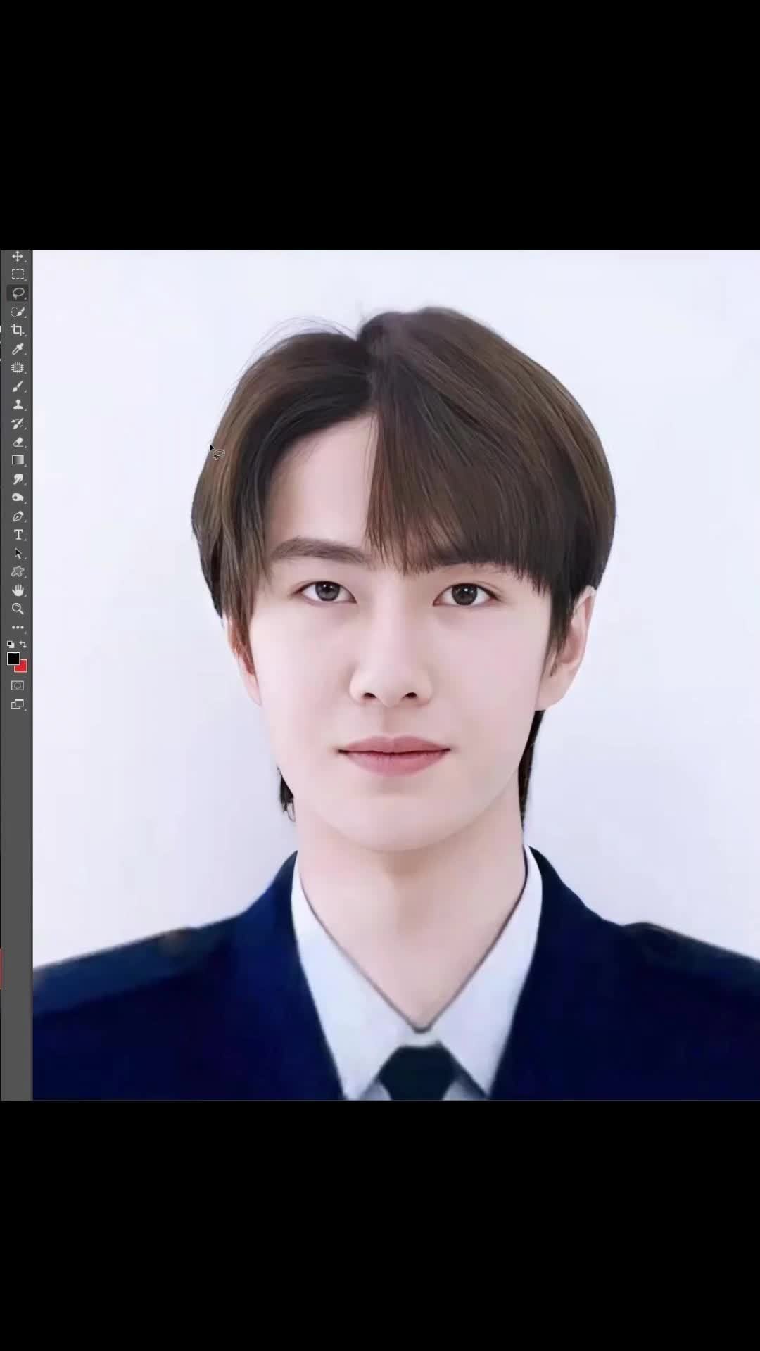 帮我们ps结婚照,这男生咋这么眼熟呀~