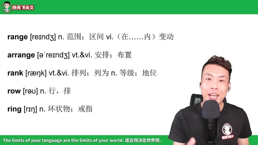 “排列”单词大区分