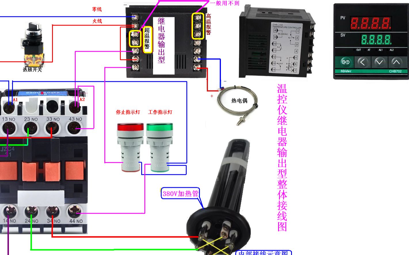 电工知识:温控仪工作原理,使用方法,接线步骤一一讲解