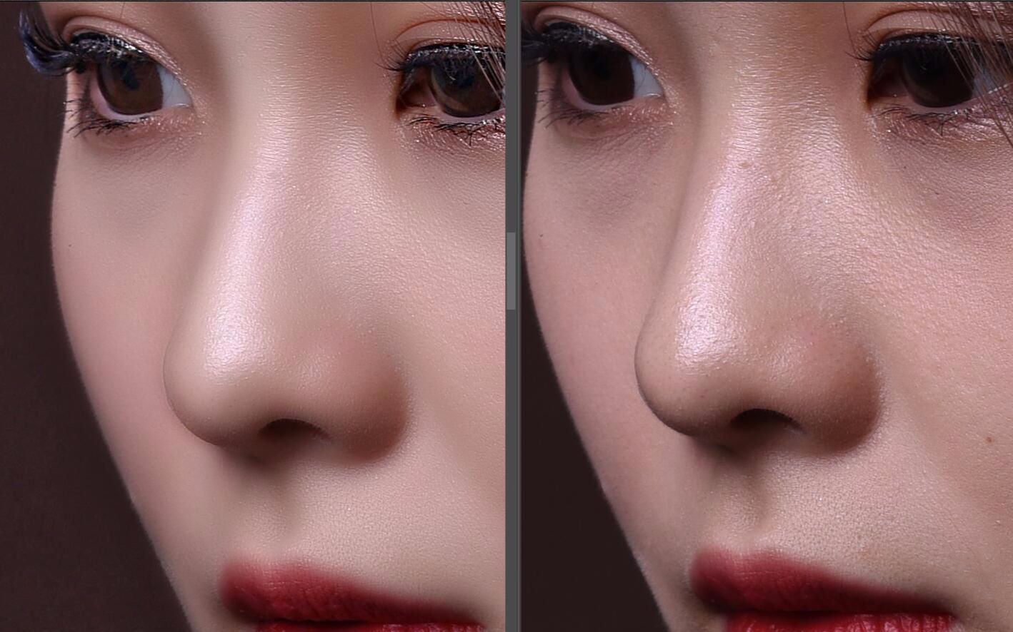 【photoshop人像后期教程】第九期:高反差磨皮与高低频的综合运用(...