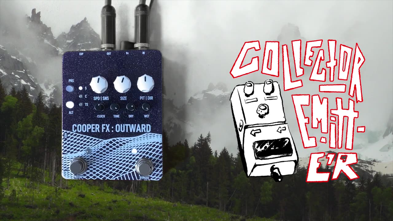 Cooper FX Outward V2 后摇氛围混响延迟Lofi移调单块效果器