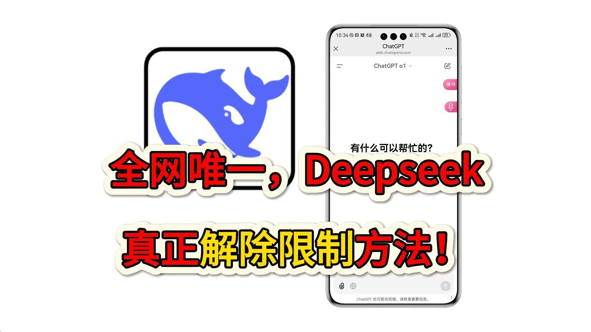 【甲亢哥玩AI】真实解禁Deepseek限制方法!共享站白嫖教程,点击即用!