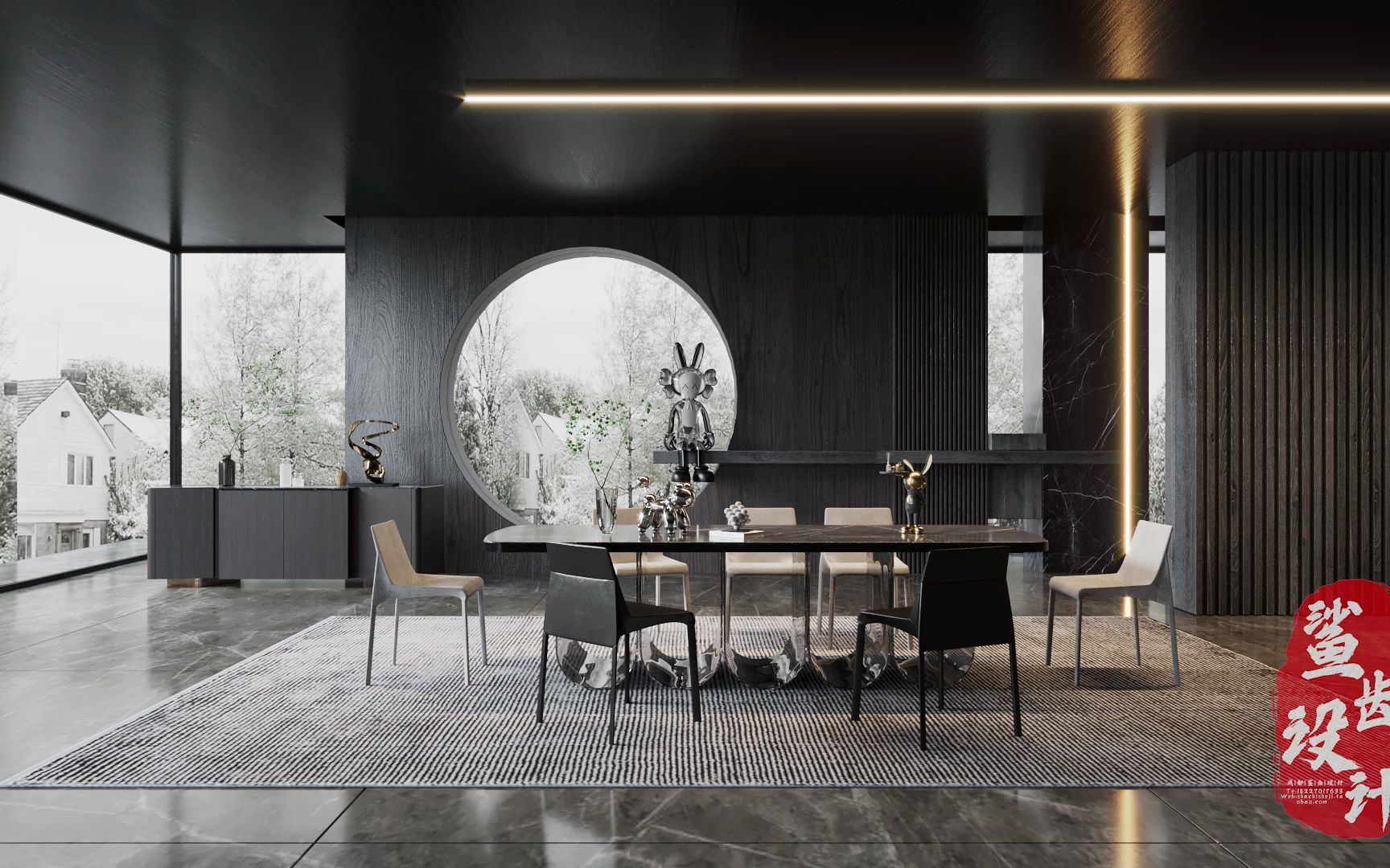 3DMAX室内生长漫游动画装修效果图设计制作corona