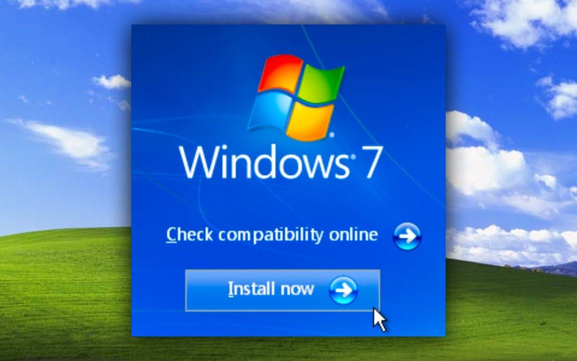 【微软时光机】从WindowsXP升级到Windows7操作系统
