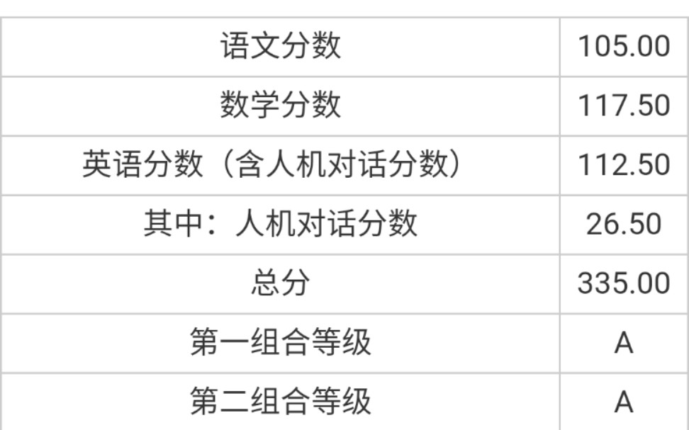 中考成绩 中考查分实录