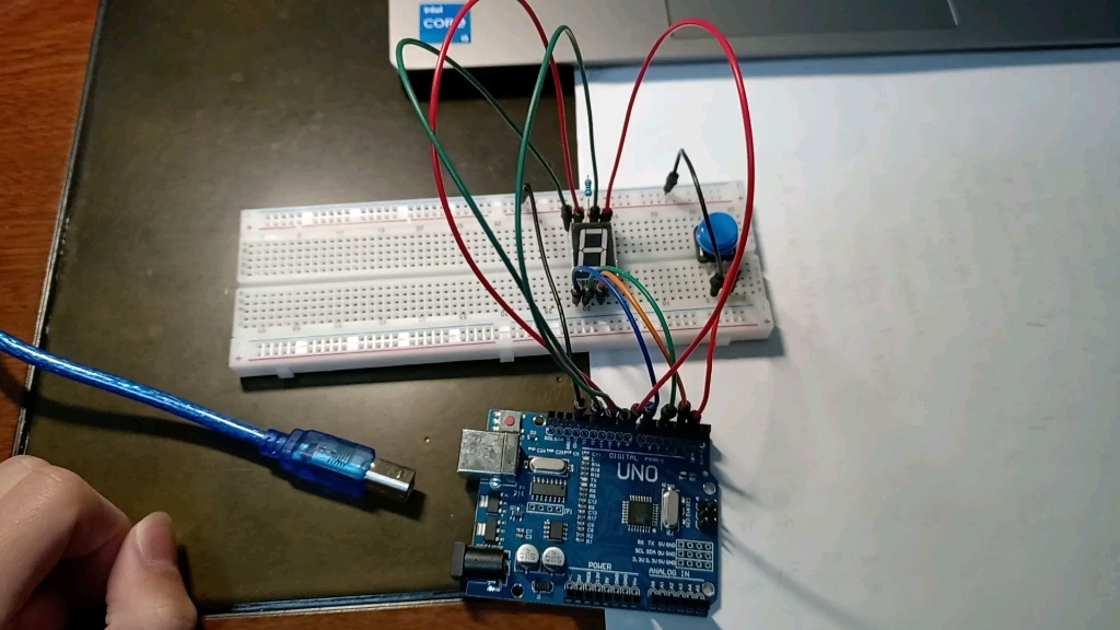 Arduino 手动计数器