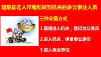 机构改革中,随职能连人带编划转到机关的参公事业人员三种安置方式